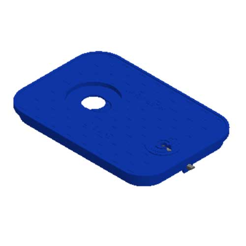 Water Meter Pit Box Lid - 14 in. X 19 in. Rectangular Meter Box Lockin ...