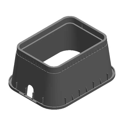 Water Meter Pit Box - 13 in. X 20 in. Rectangular D1500 Meter Box, 12 ...