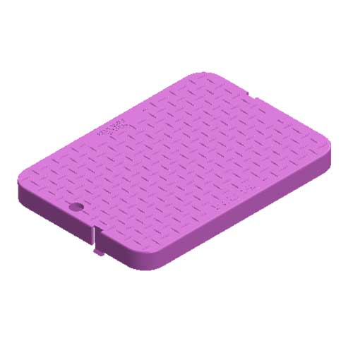 Water Meter Pit Box Lid - 13 in. X 20 in. Rectangular D1500 Meter Box ...