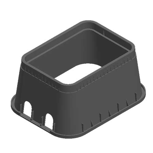 Water Meter Pit Box - 13 in. X 20 in. Rectangular D1500 Meter Box with ...