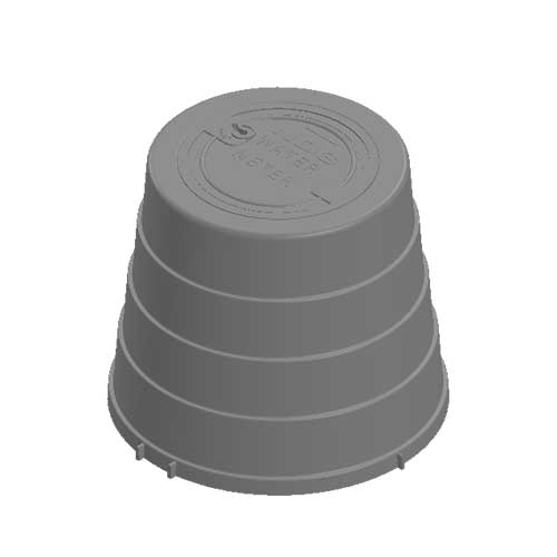 Water Meter Pit Box - 16 in. Round D2400 Meter Box and Locking Cover ...