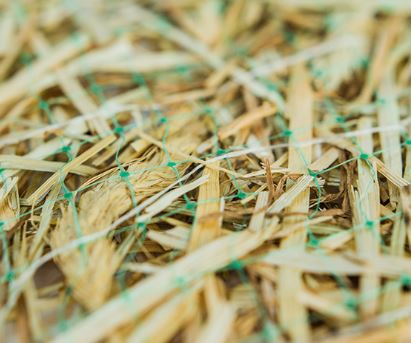 Temporary Straw Double Net - Erosion Control Blanket - 8' x 112.5 ...